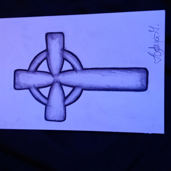 Art | Drawing Of Celtic Eternity Cross | Poshmark